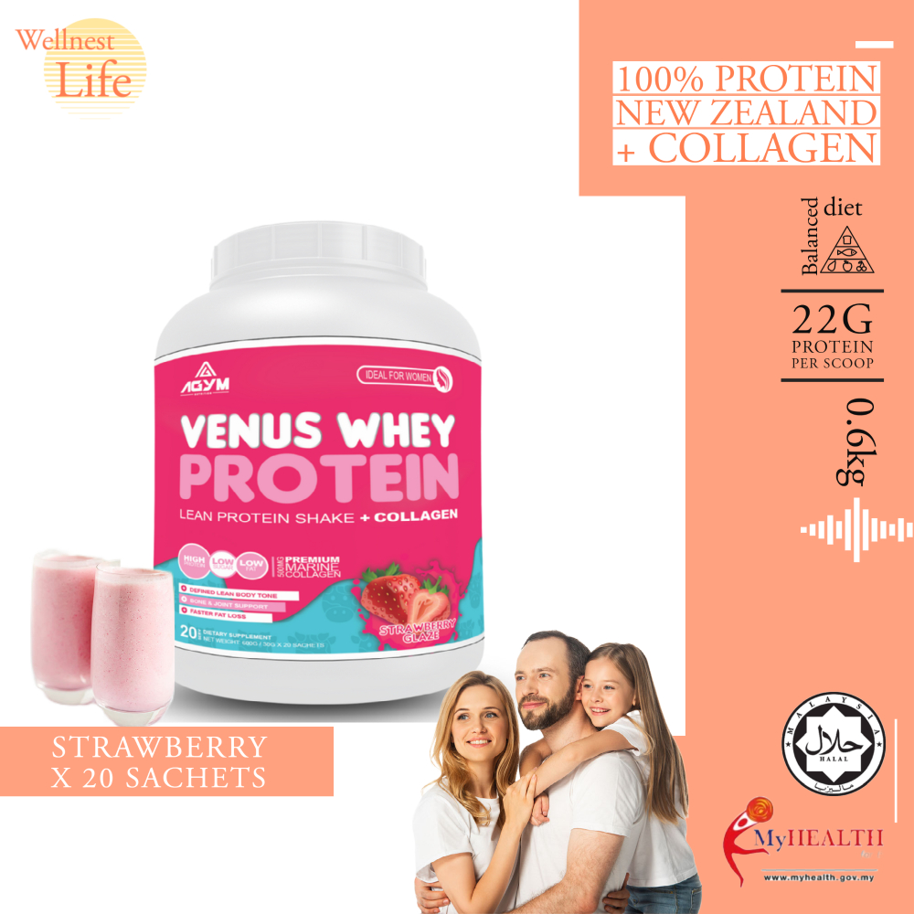 🔥Premium whey protein collagen powder shake halal (💯from New Zealand ...