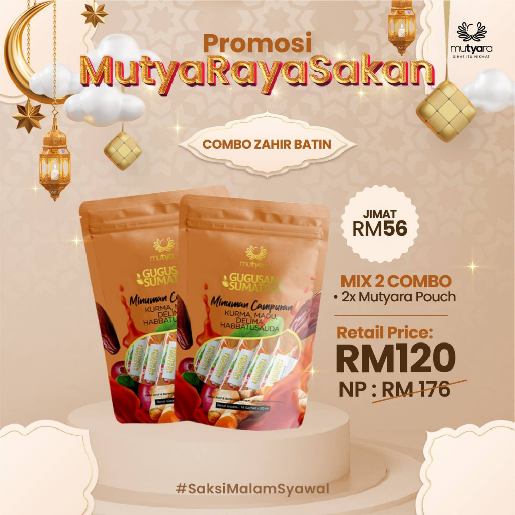 READY STOCK | JAMU MUTYARA WANITA MODEN GUGUSAN SUMATRA BY TYA ARIFIN ...