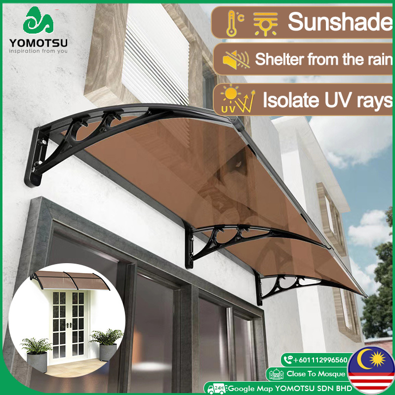 PC Durable Awning Balcony Outdoor Canopy Gazebo Cover Board Anti UV ...