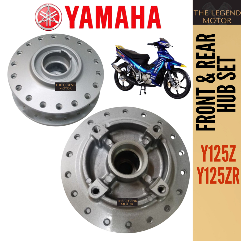 Y125ZR Y125Z Y125 125Z 125ZR 125 (SILVER GREY) FRONT REAR WHEEL HUB GANTANG DEPAN BELAKANG ...