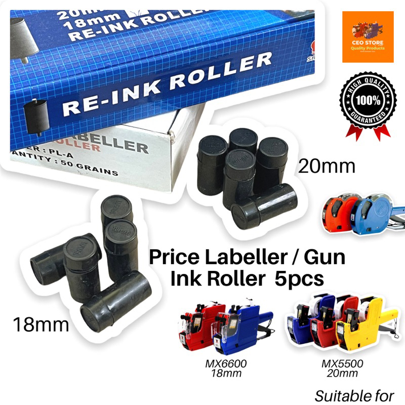 Ink Roller MX 5500 6600 Price Labeller Price Gun 18mm 20mm | Shopee ...