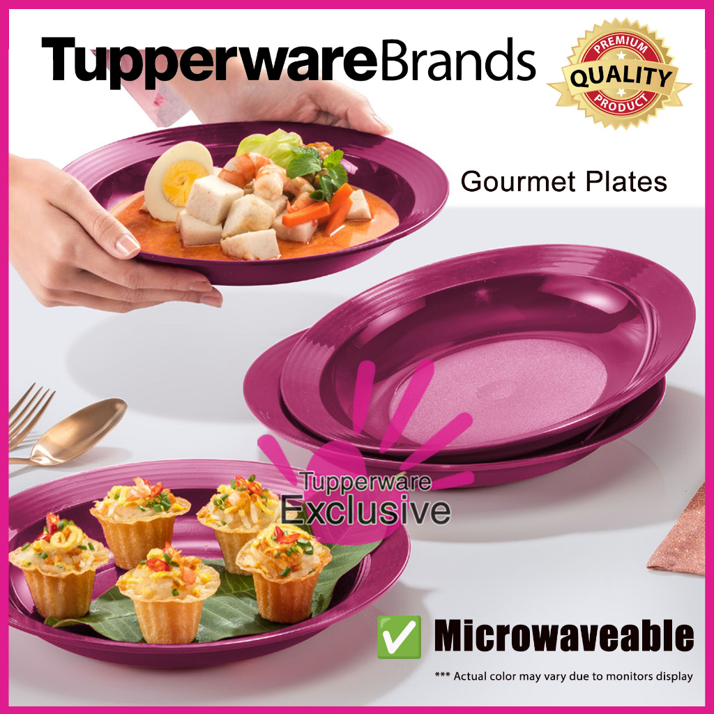 Gourmet Plates Blossom Plates Tupperware Plate Pinggan Tupperware ...