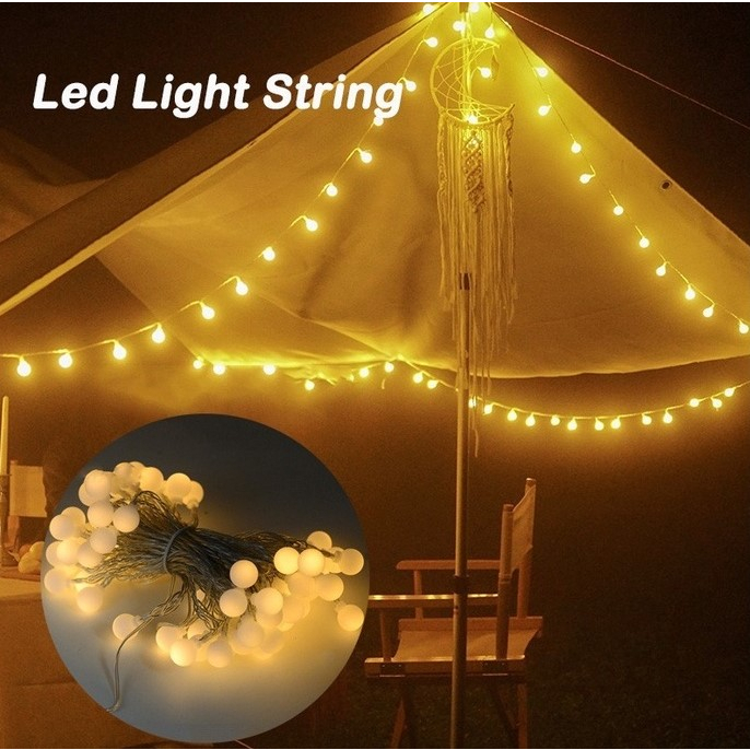 2023 Raya 10M LED Camping Outdoor LED Light String Ball Fairy Light ...