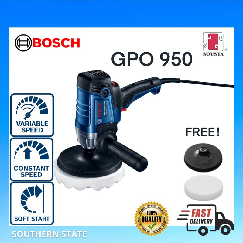 BOSCH GPO 950 Professional Polisher 950W | Shopee Malaysia