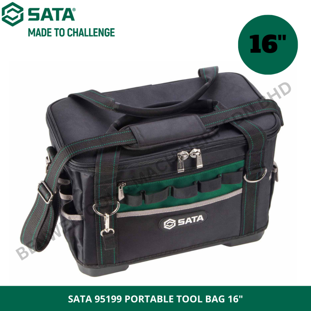 (ND) SATA 95199 PORTABLE TOOL BAG 16" / MULTIFUNCTION TECHNICIAN TOOL ...