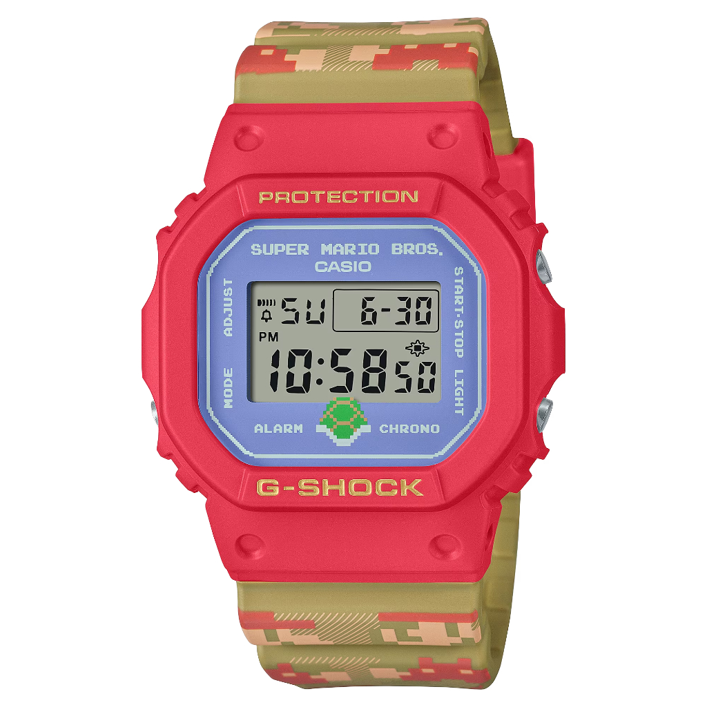 [100% AUTHENTIC] Casio G-Shock X Super Mario Bros DW-5600SMB-4 Mario ...