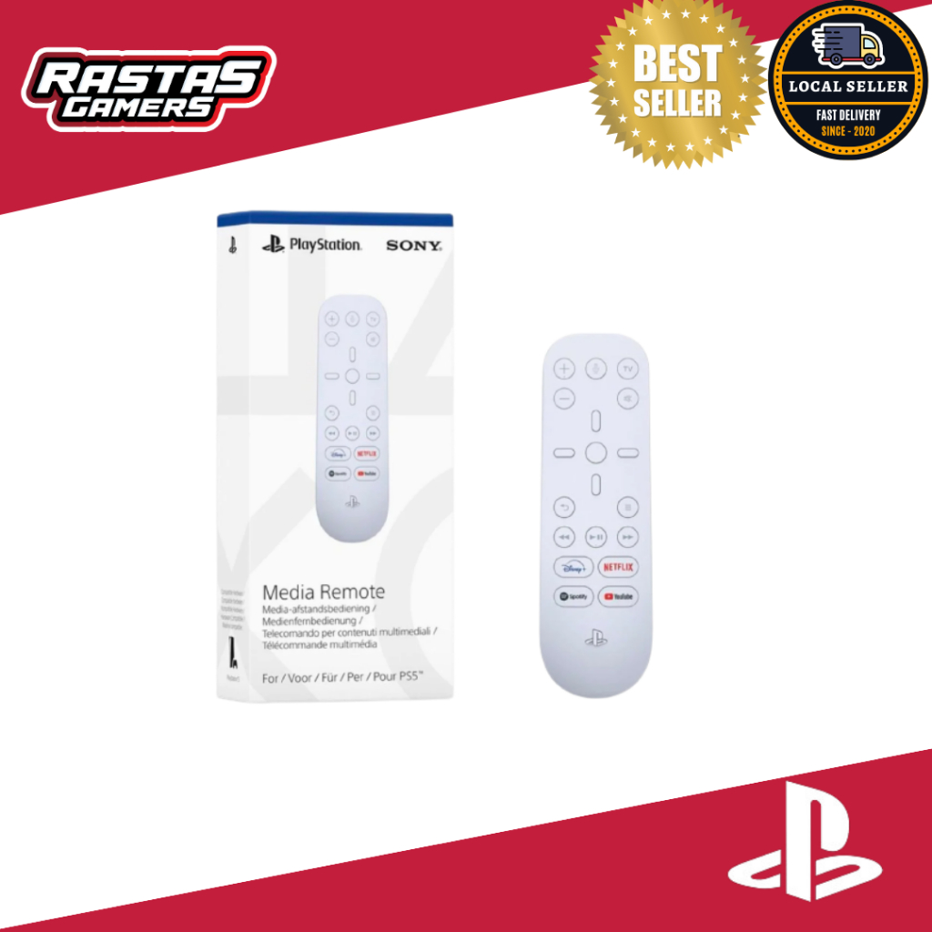 PS5 MEDIA REMOTE ORIGINAL | Shopee Malaysia