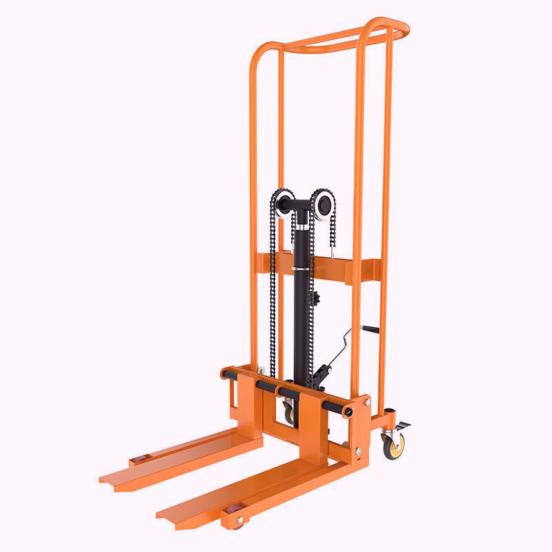 Hydraulic Forklift Lifting Cart / Mini Fork LiftUnloading Artifact ...
