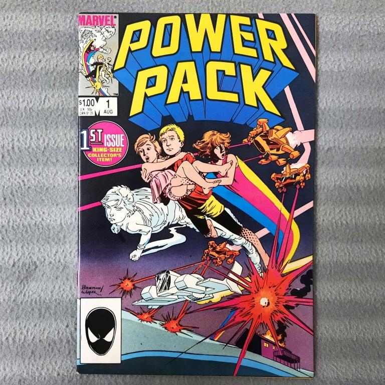 Power Pack #1 (Marvel Comics) FIRST Issue (Key Issue) 1st App (June Brigman, Bob Wiacek, Louise ...