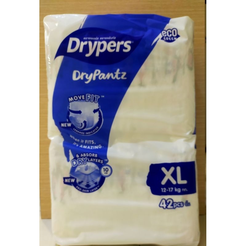 Drypers DryPantz XL (12-17 kg) 42pcs | Shopee Malaysia