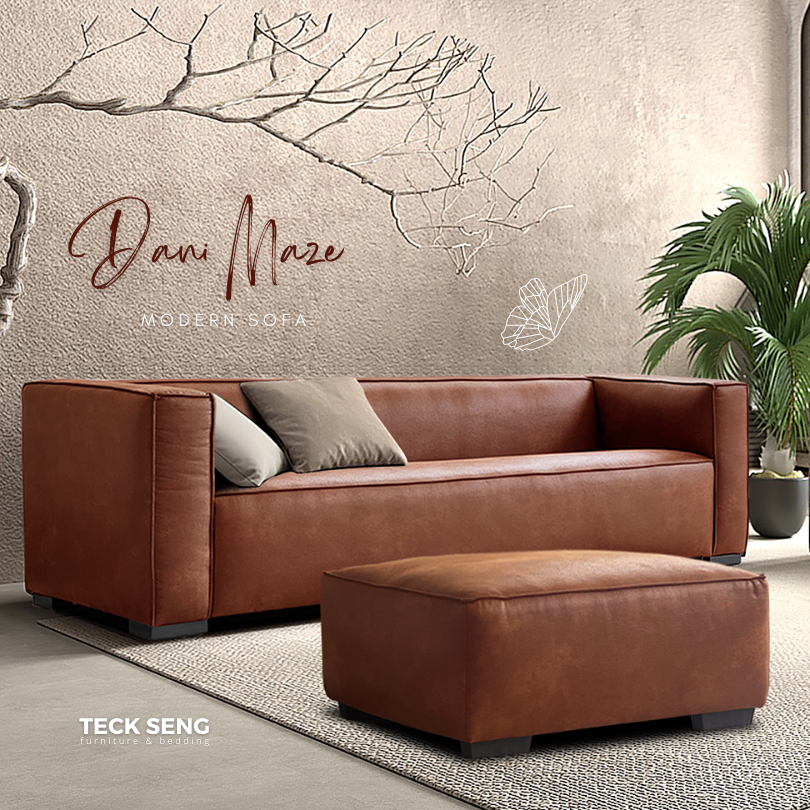 [TECK SENG] Dani Maze Italian Modern Minimalist Sofa/ deep seats ...