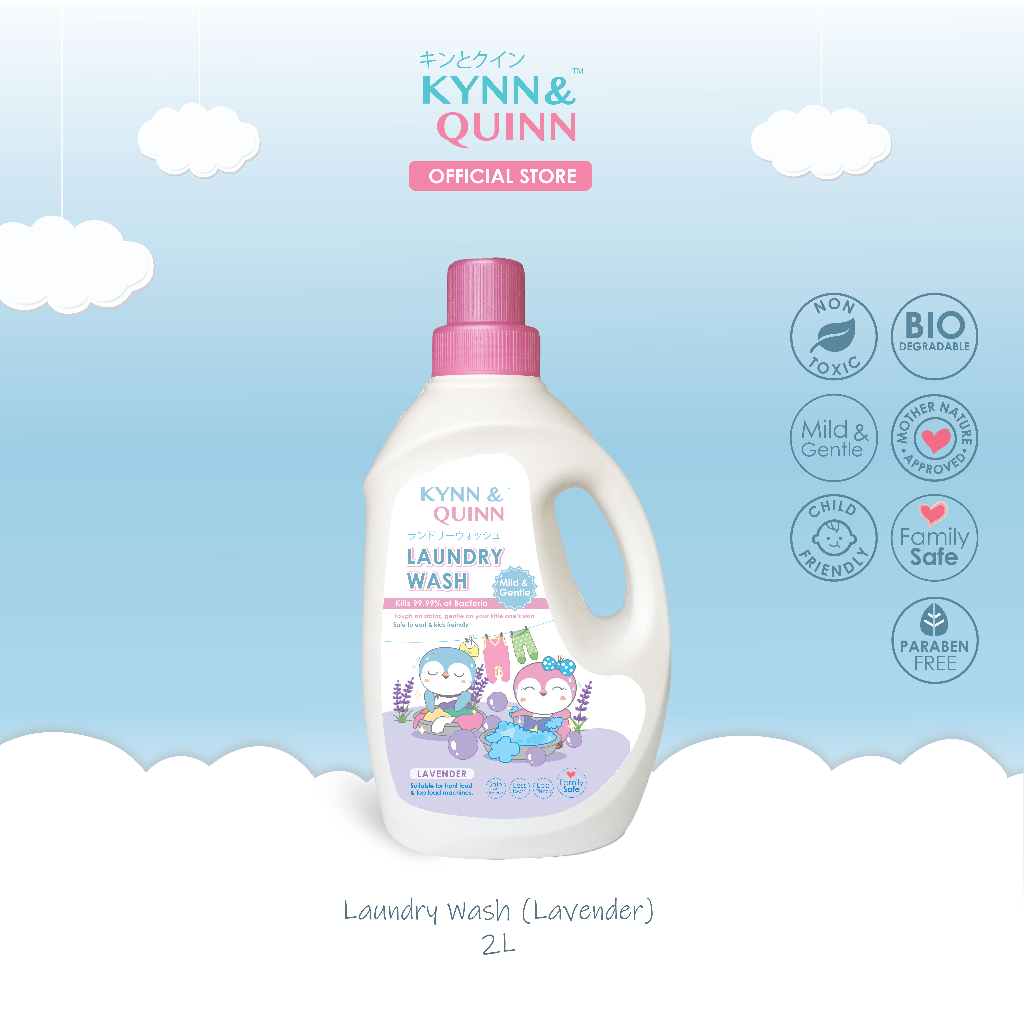 Kynn Quinn Dfenze Kids Laundry Wash Lavender (2L) | Shopee Malaysia