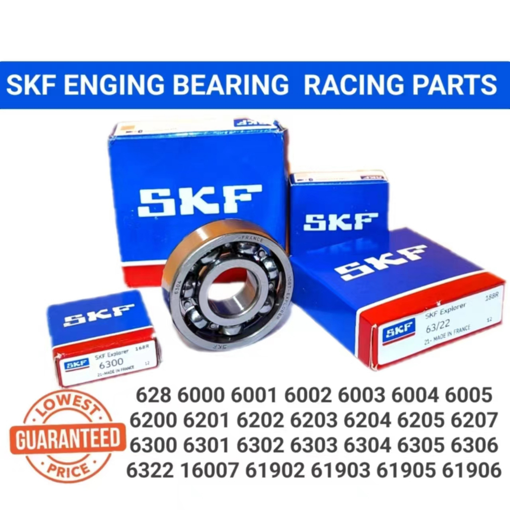SKF BEARING ENGINE RACING 6322 6306 6305 6304 6303 6301 6300 6207 6205 ...
