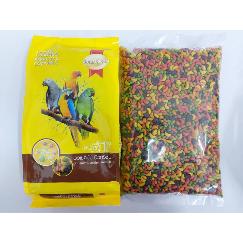 SMART HEART PARROT BIRD FOOD 1KG REPACK | Shopee Malaysia