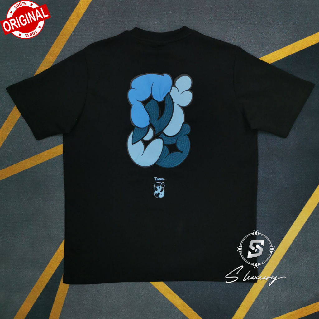 TNTCO BLUE BUBBLE LOGO TEE (OVERSIZE) | Shopee Malaysia