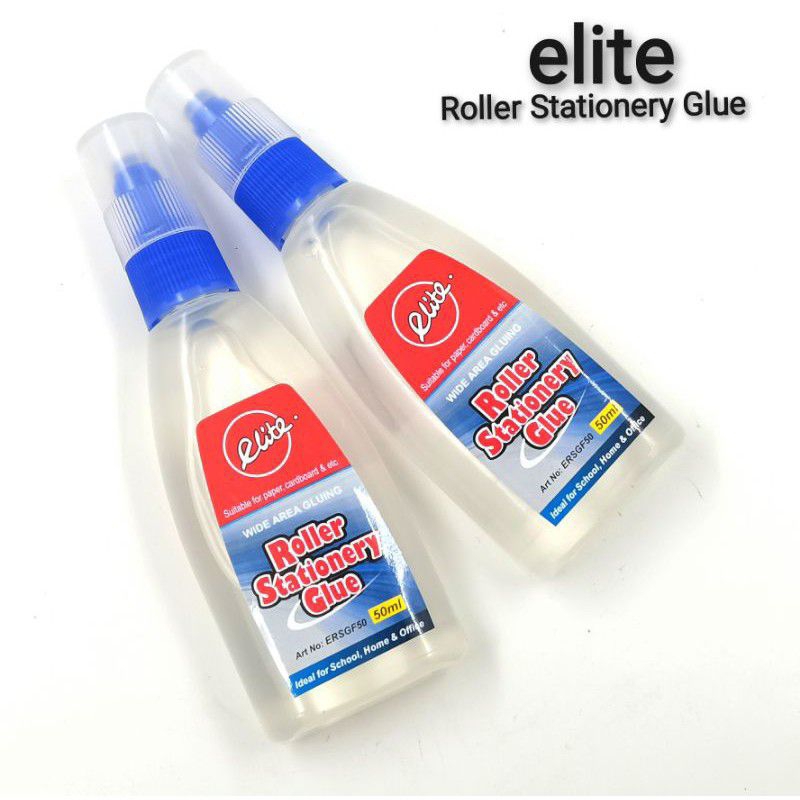 🎉 READY STOCK IN MALAYSIA 🎉 ELITE Roller Stationery Glue 50ml /2pcs ...