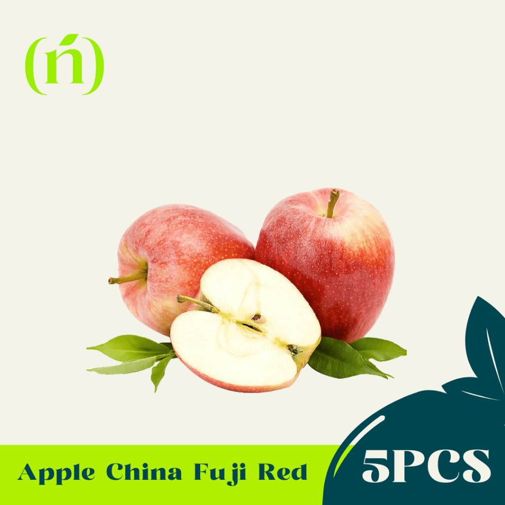 Nature Farm Apple China Fuji Red / Epal Fuji Merah (5PCS/PKT) | Shopee ...