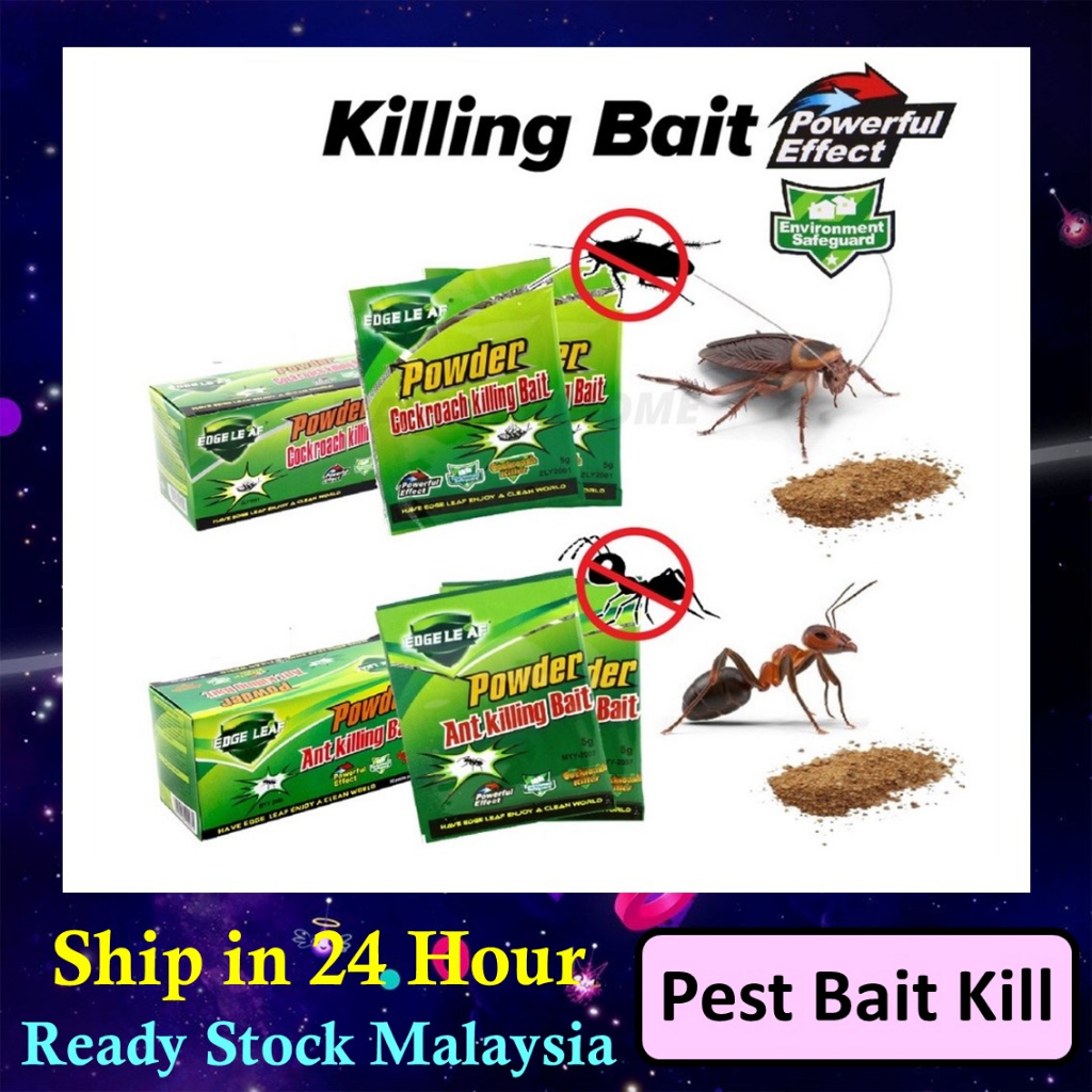 Power Ant Killing Bait Power Cockroach Killing Bait 5g Serbuk Semutlipas Shopee Malaysia