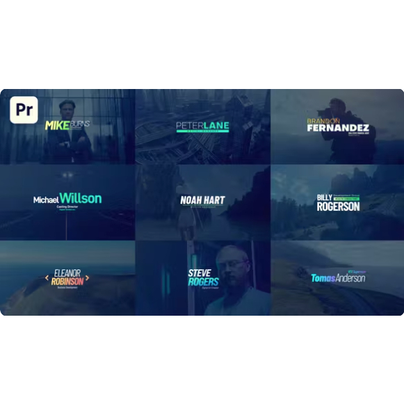 [Adobe Premiere Pro][ADD ON]Lower Third Text Template | Shopee Malaysia