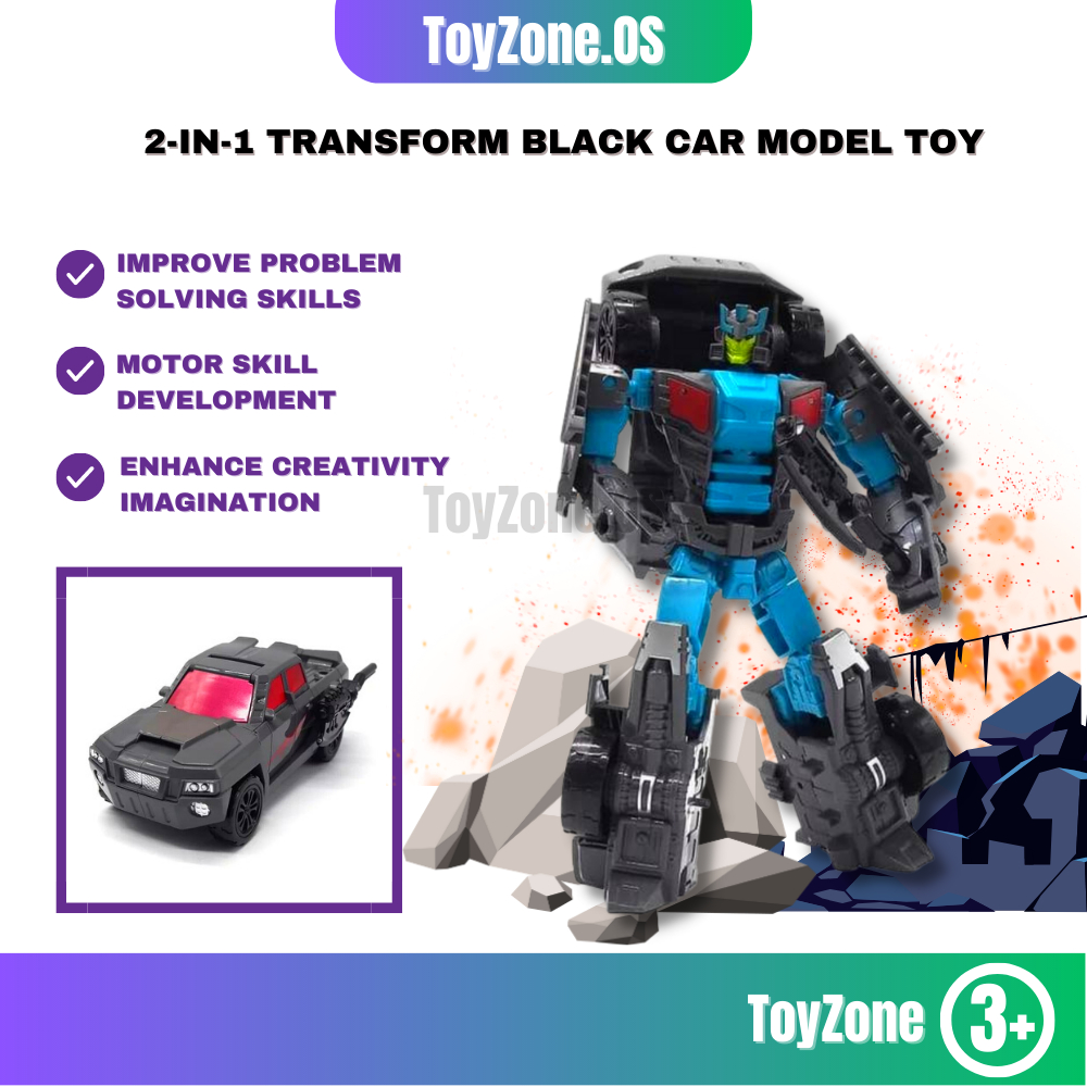 Truck Car Model 2 In 1 Robot Transformation Car Model Toy Robot Car ...