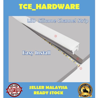 LED Silicone Channel Strip Light Rubber Silicone LED Channel LED Cover ...