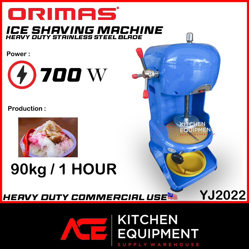 ORIMAS YJ2022 HEAVY DUTY ICE SHAVER MACHINE ABC ICE KACANG MACHINE ...