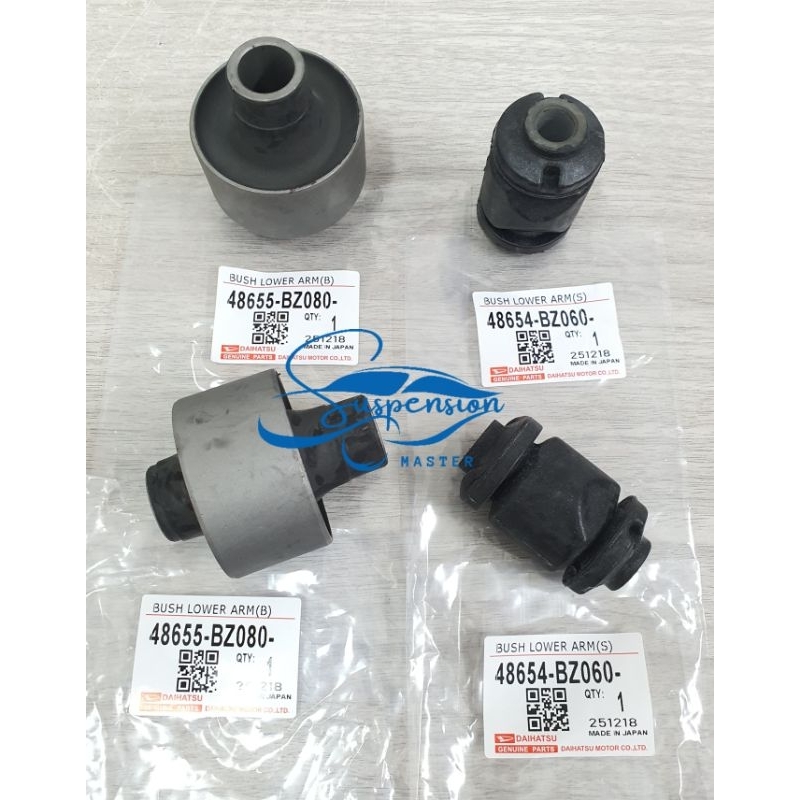 4 IN 1 SET - FRONT LOWER ARM BUSH SET - AXIA / BEZZA / VIVA | Shopee ...