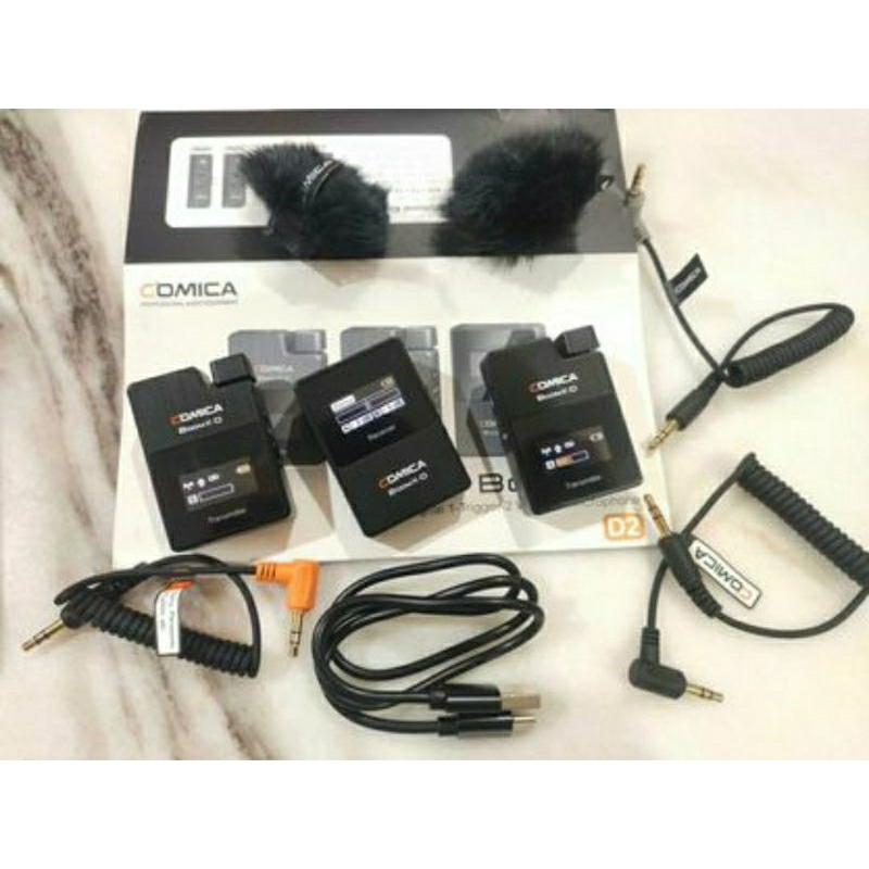 Comica BoomX-D D2 wireless mic for phone camera dslr Canon Sony ...