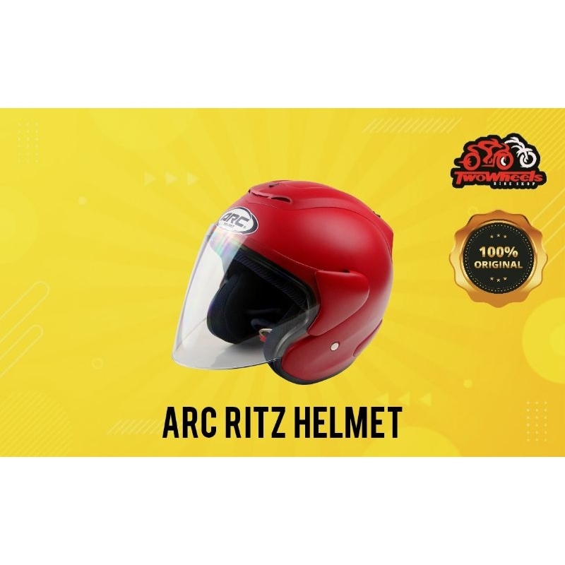 [100% Original] Helmet ARC RITZ (9 types of colors) | Shopee Malaysia