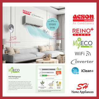 ACSON R32 5-STAR INVERTER Air-conditioner REINO+ 5-Star Inverter ...