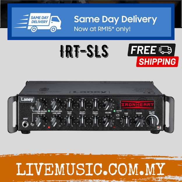 Laney IRT-SLS Ironheart 300-watt Amplifier Head ( IRT SLS / IRTSLS ...