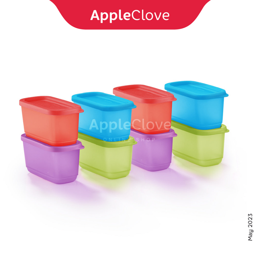 Tupperware Cubix Mini Rectangular 250ml | Shopee Malaysia