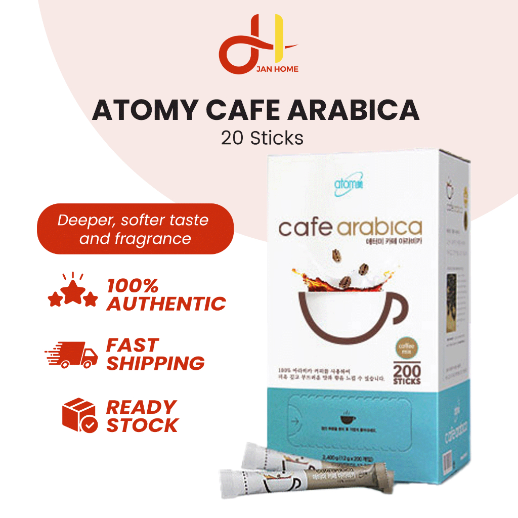 Atomy Cafe Arabica 阿拉比卡三合一即溶咖啡 (20 Sticks - 12g per stick) Instant ...