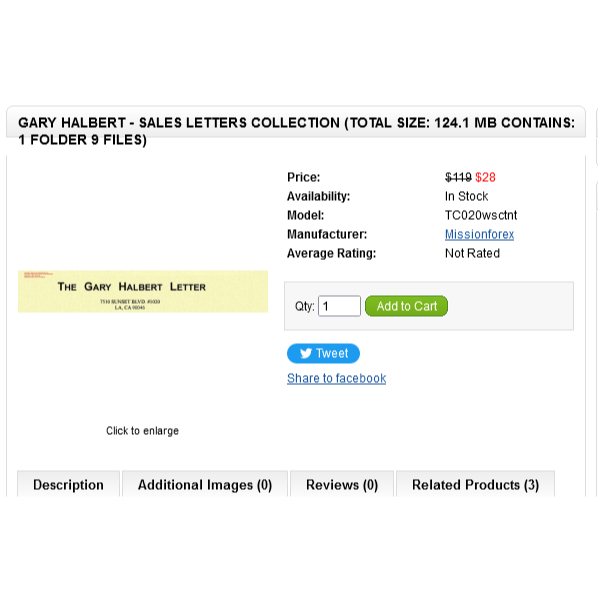 Gary Halbert - Sales Letters Collection (Total size: 124.1 MB Contains ...