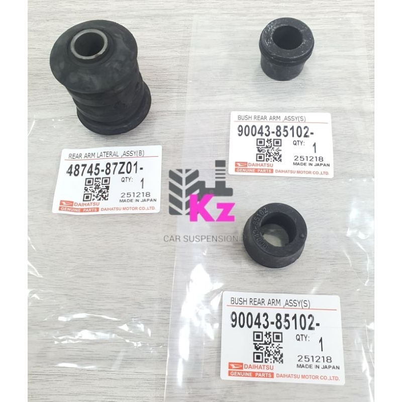 PERODUA KELISA KENARI - 11 IN 1 SET - REAR TRAILING ARM BUSH / REAR ARM ...