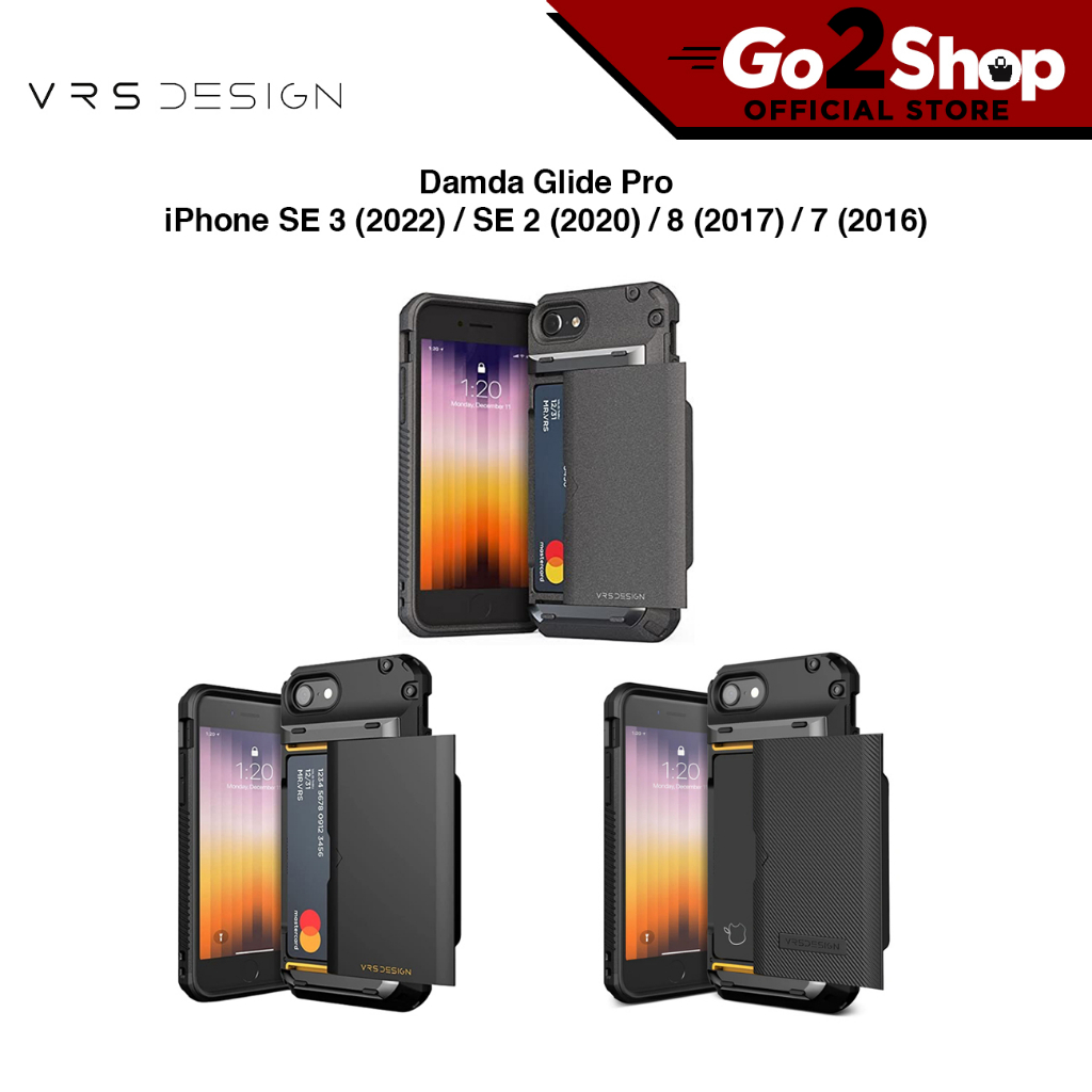 VRS Design Damda Glide Pro Case for iPhone SE 3 (2022)/SE 2 (2020)/8 ...