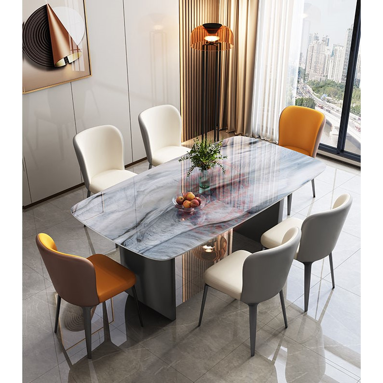[Factory Direct: JCS] Luxury High class marble Rectangle dining table ...