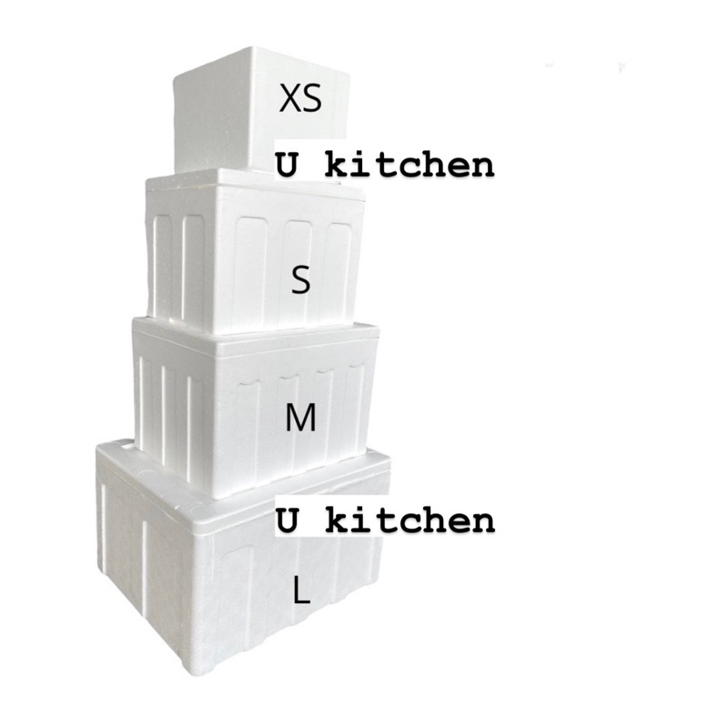 Polyfoam Box Polystyrene Kotak Kabus Putih Styrofoam Ice Box/ Cooler ...