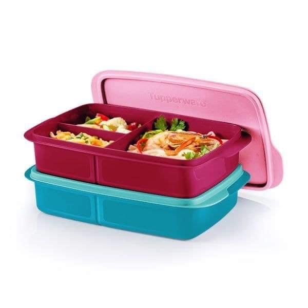 Original Tupperware Jollitup 1.0L Lunch Box/ Bekas Tapao/ Bekas Makanan ...