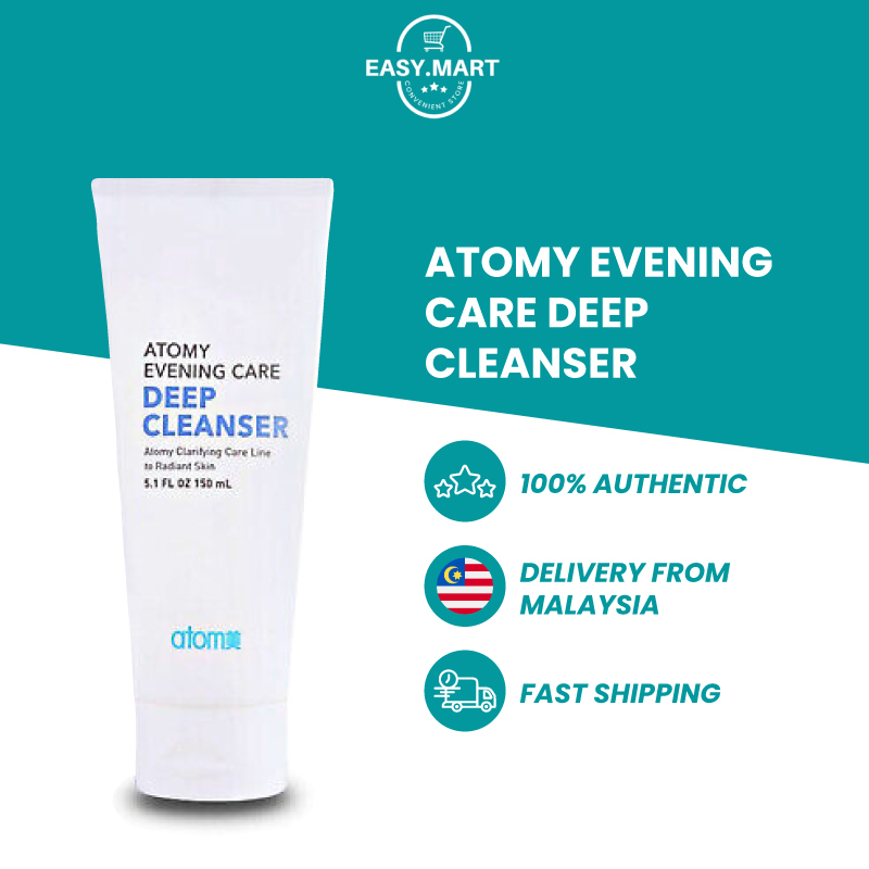 READY STOCK Atomy Evening Care DEEP CLEANSER 艾多美深层洁肤 150ml Facial Wash ...