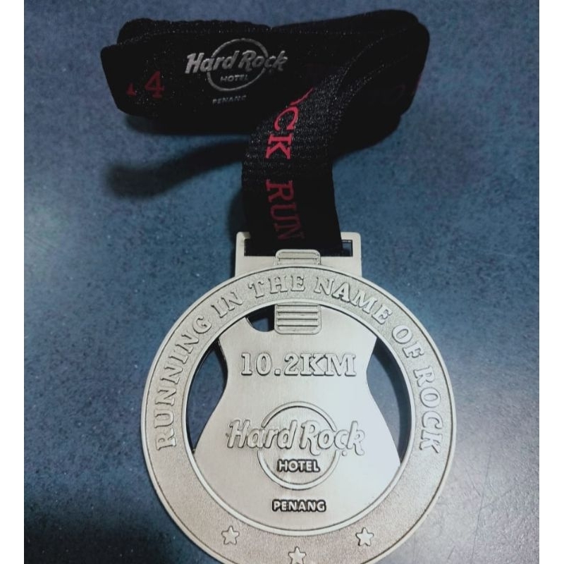 Original Hard Rock Run Finisher Medal 2014. Limited Edition | Shopee ...