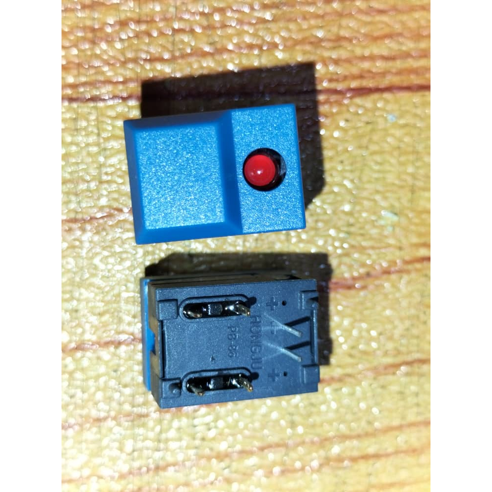 KCD1 PB86-A1 ON/OFF Round Rocker Toggle Switch 6A 250VAC Plastic Power ...