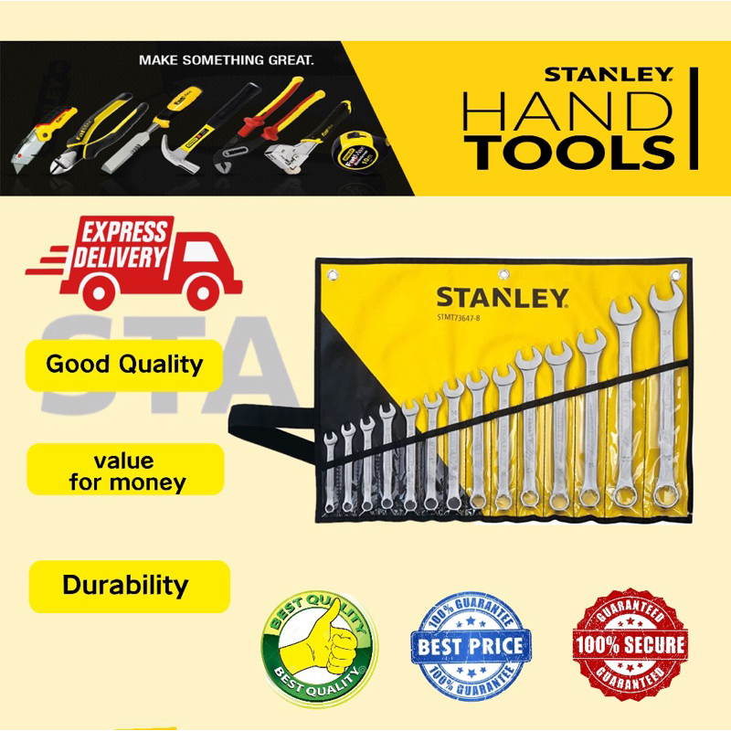 LS GEMILANG original 100% SLIMLINE STANLEY 87036 Chrome Vanadium Steel ...
