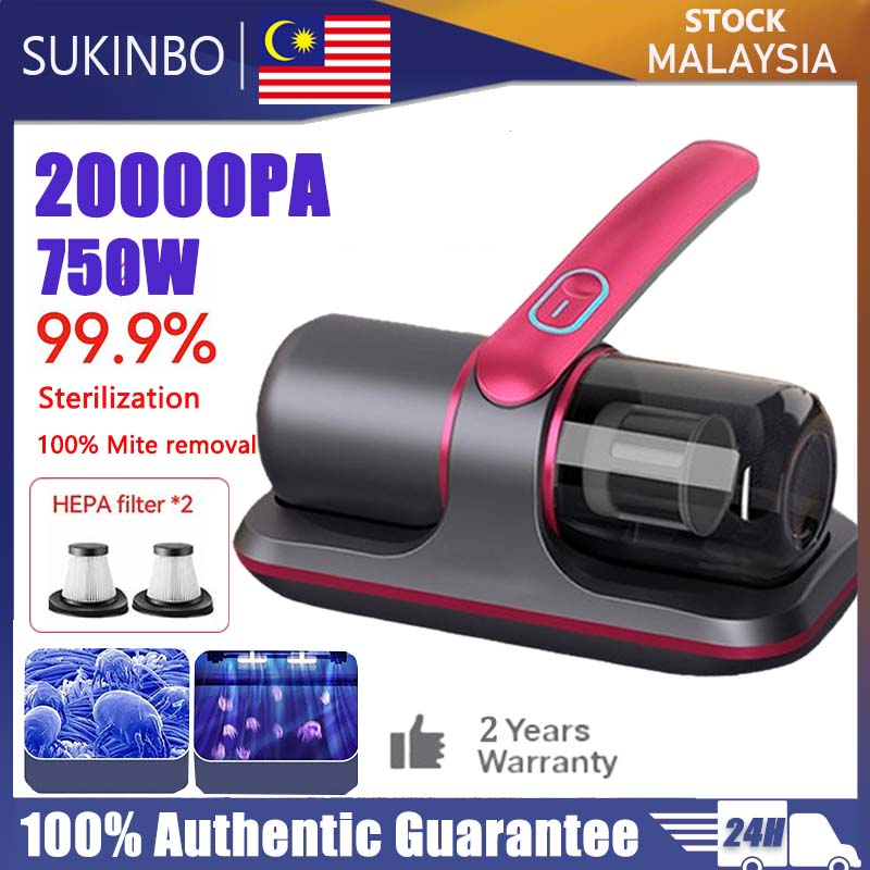 SUKINBO 20000PA Ultraviolet Sterilization Mite Removal Instrument Handheld Wireless Vacuum ...