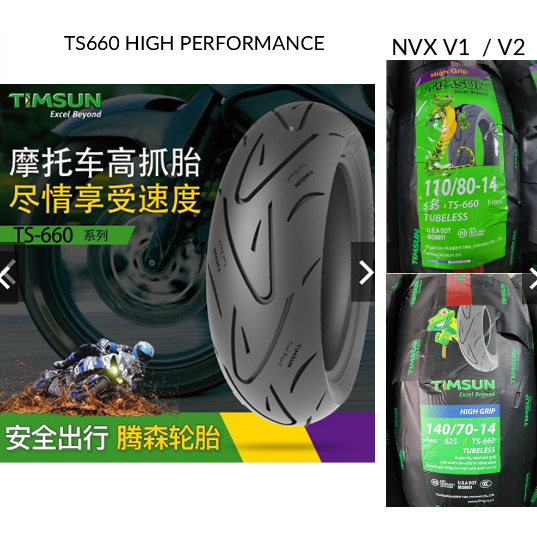 TIMSUN TS660 Sport Yamaha NVX NMAX XMAX PCX ADV150 ADV160 Scooter Tayar ...