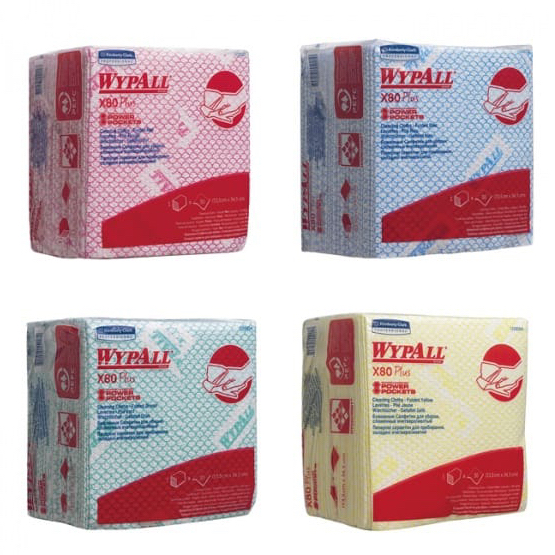 WYPALL* X80 Plus Power Pocket Color Coded Wipes/ Cloth 30 pcs ( HACCP ...