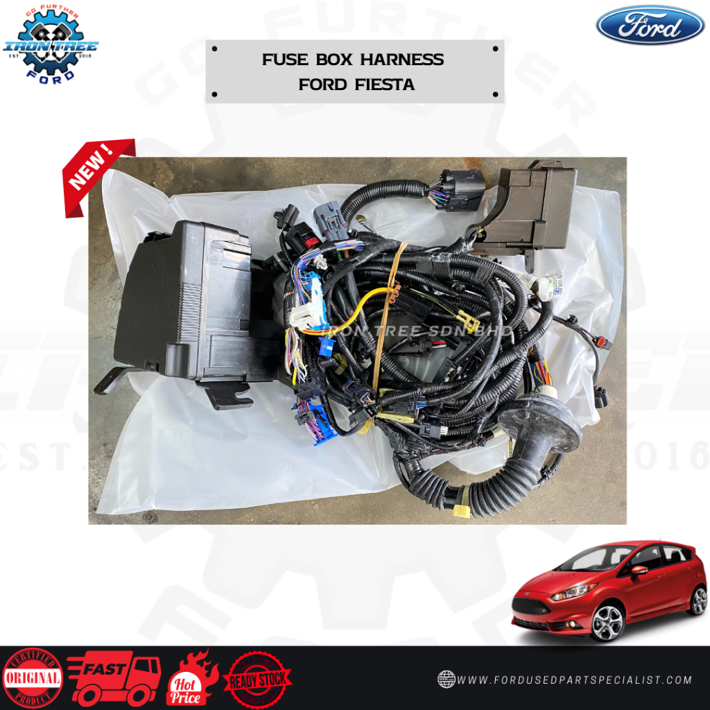 Wiring Harness Fuse Box Ford Fiesta (Genuine New) AV29-14K012 | Shopee ...