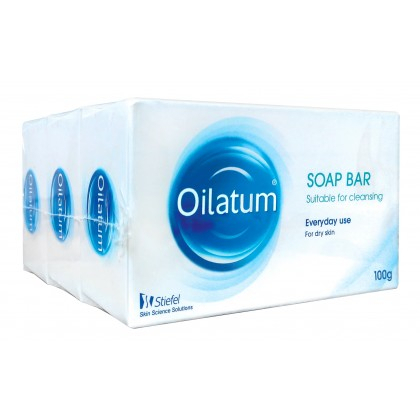OILATUM SOAP BAR (FOR EVERYDAY USE) 3X100G (For dry, sensitive skin ...