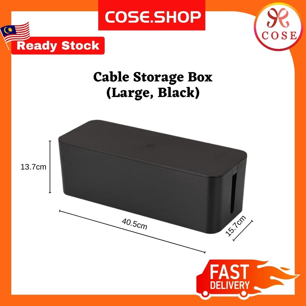 COSE Cable Management Box Cable Storage Box Cable Organizer Extension ...