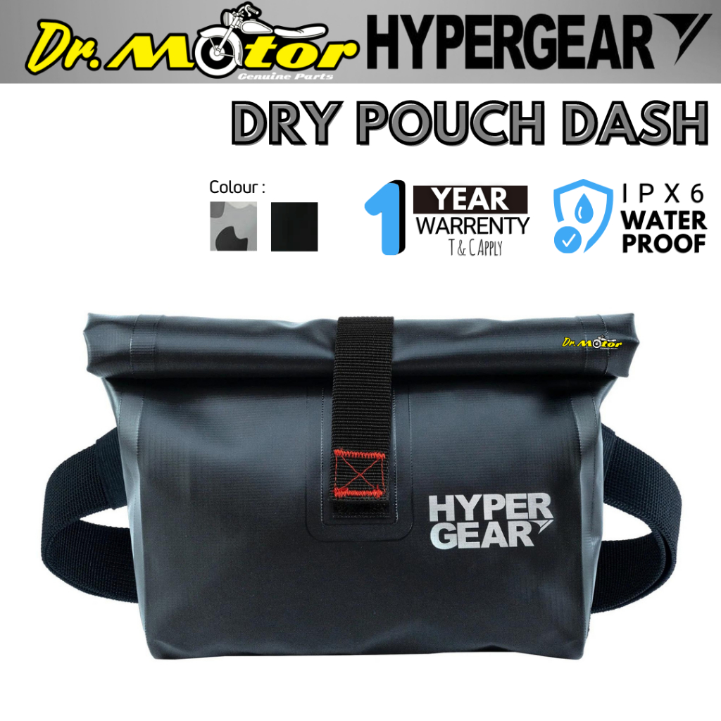HYPERGEAR DRY POUCH DASH CROSSBODY SLING WATERPROOF BAG Black Camo ...